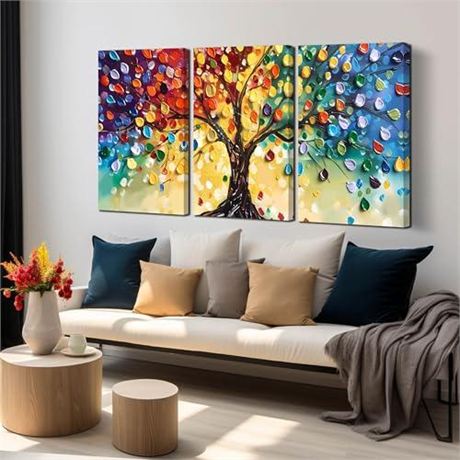 Vista Auction - HUBOSKN Tree Wall Decor for Teen Girls Bedroom ...