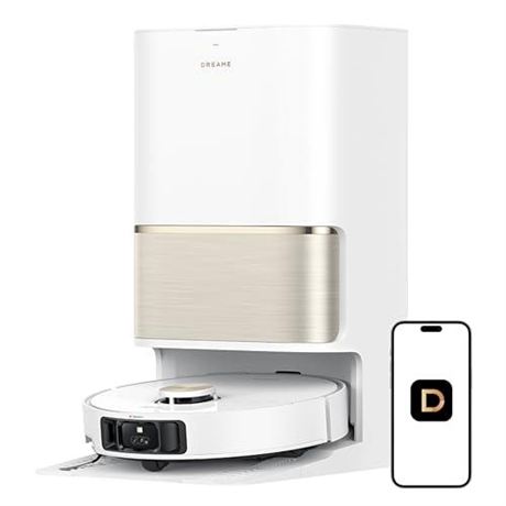 Vista Auction - DREAME L50 Ultra Robot Vacuum and Mop White, 19,500Pa ...