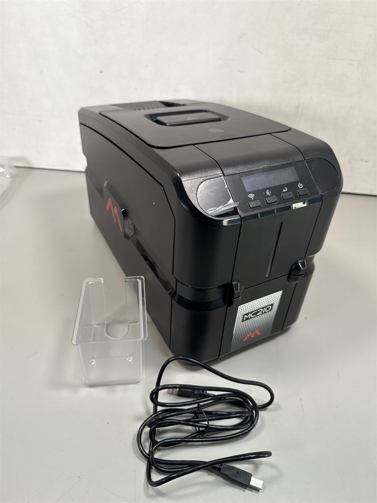 Vista Auction - Matica MC210 Dual Sided ID Card Printer, Badge Printer ...